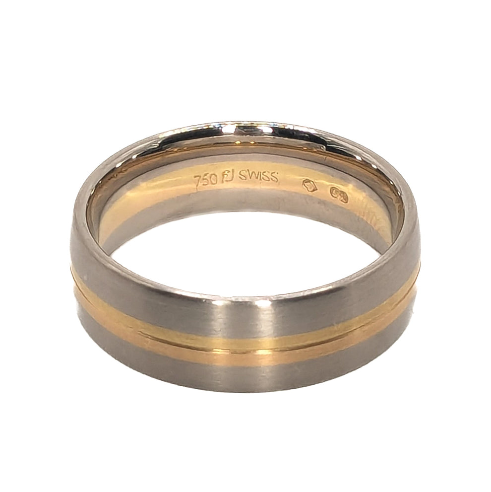 Furrer Jacot 7mm 3-Tone 18ct Gold Wedding Ring – Totan Jewellers
